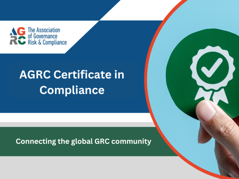 AGRC Certificate in Compliance - The Association of Governance, Risk ...