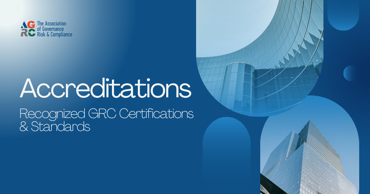 Accreditations - The Association of Governance, Risk and Compliance (AGRC)